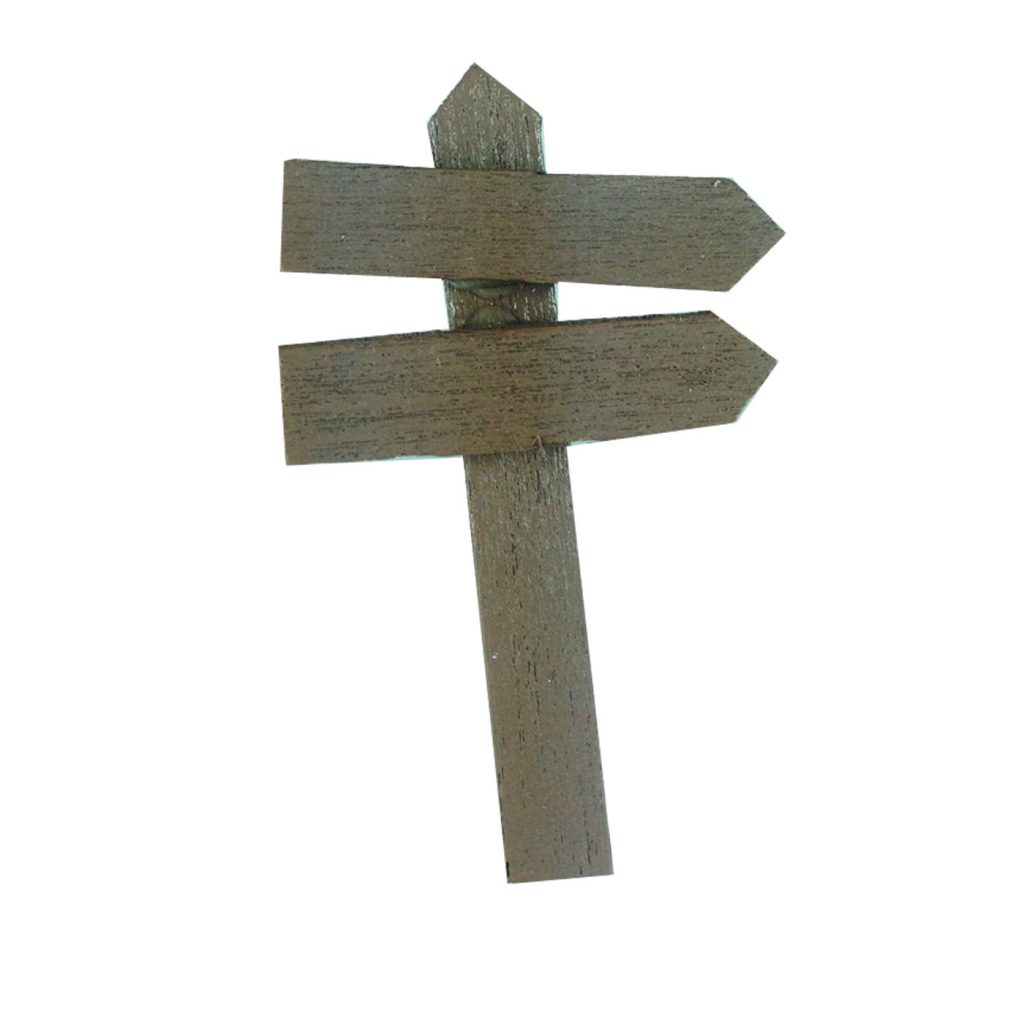 ROAD SIGN: BROWN - MICRO PLANT STUDIO